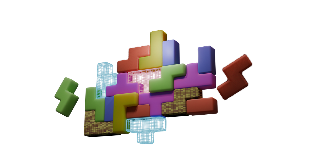 Tetris bricks by Makerspace Hillerød | Download free STL model ...