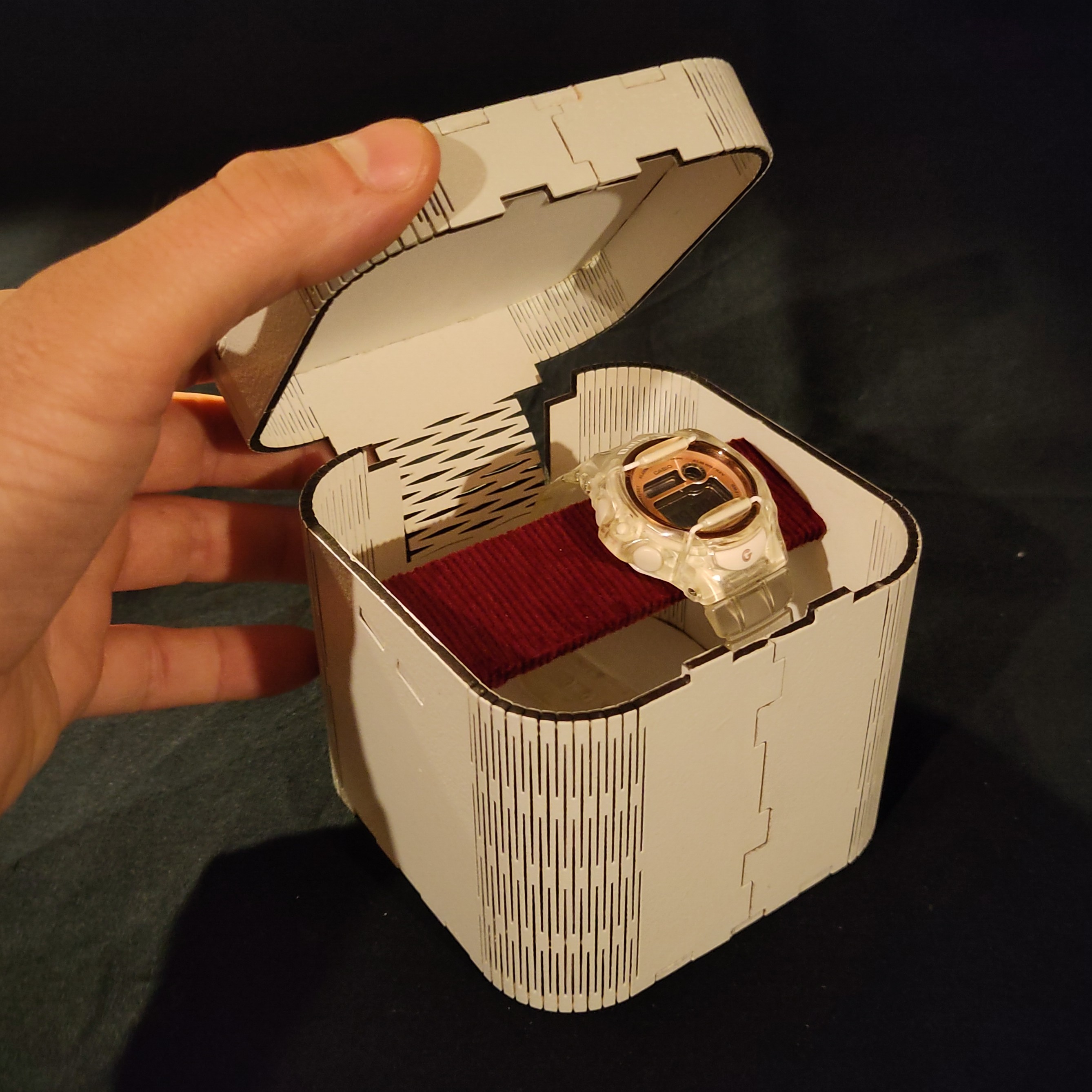 Watch box - Lasercutted by leFabrik | Download free STL model ...