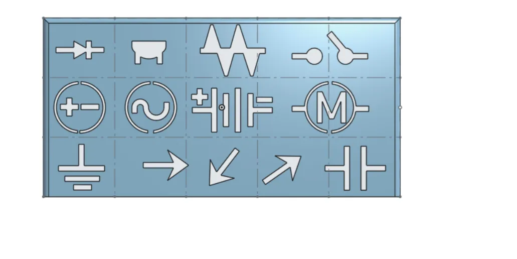 Template for electronic symbols by luciano etcheverri | Download free ...