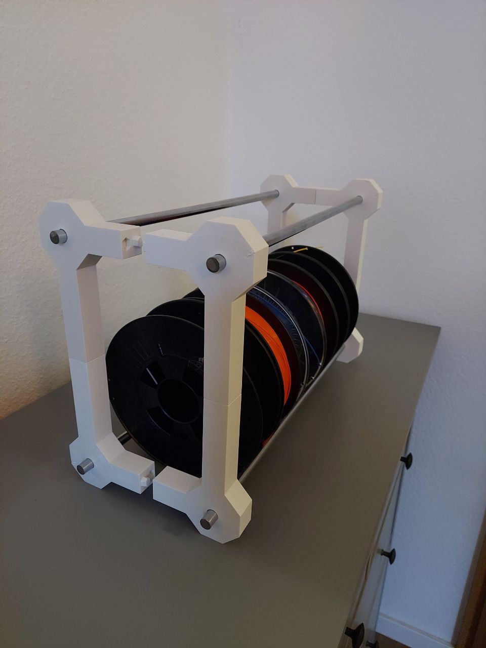 Additional support for the Filament Rack with Aluminium Bars by ...