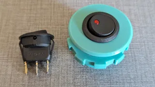 Round Rocker Switch Housing Wall Mount by ThomaS | Download free STL ...