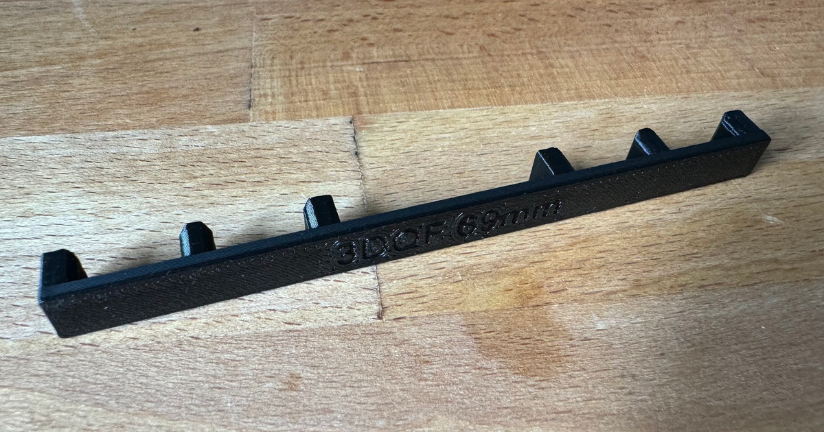 MMU3 spool holder jig - 3DQF 69mm by Maker-Warp10 | Download free STL ...