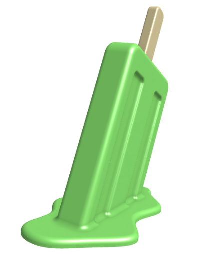 Melting popsicle by ottar7 | Download free STL model | Printables.com