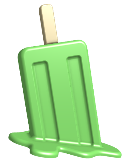 Melting popsicle by ottar7 | Download free STL model | Printables.com