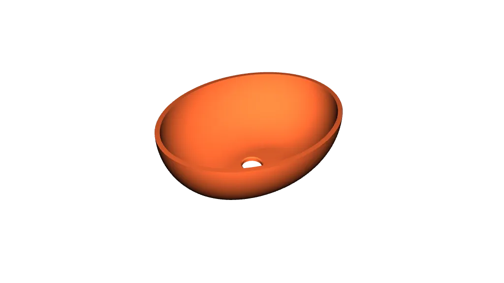 basin oval 42*34 by Abanob Anwar | Download free STL model | Printables.com