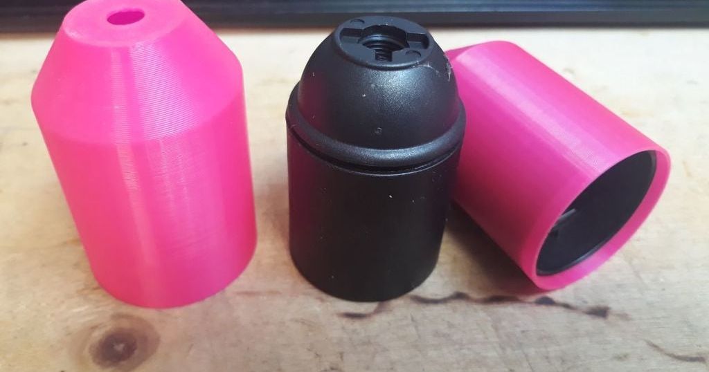 E27 Lamp fixture cover by Capsky | Download free STL model | Printables.com