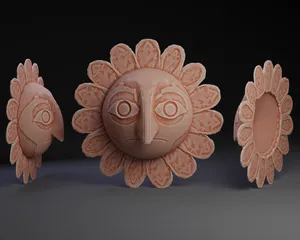 Angry Sun by Schlossbauer | Download free STL model | Printables.com