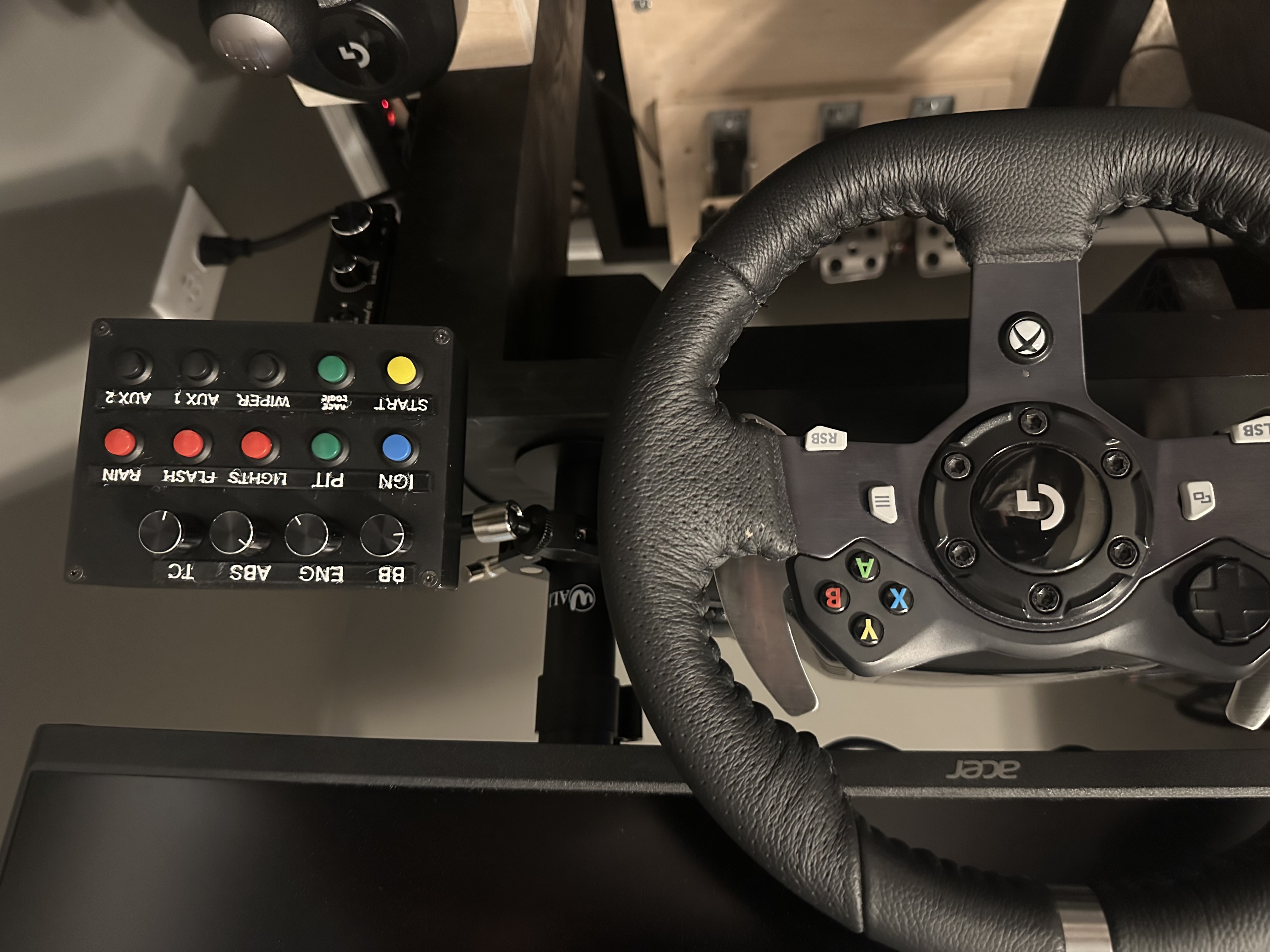 Racing Sim Button Box by steetyj | Download free STL model | Printables.com