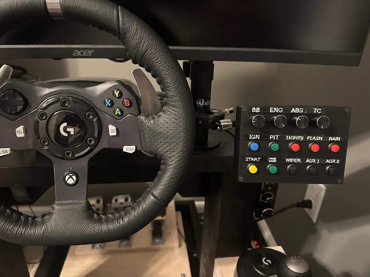 Racing Sim Button Box by steetyj | Download free STL model | Printables.com