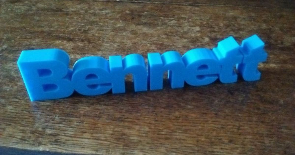 Bennett by Startrekfan2 | Download free STL model | Printables.com