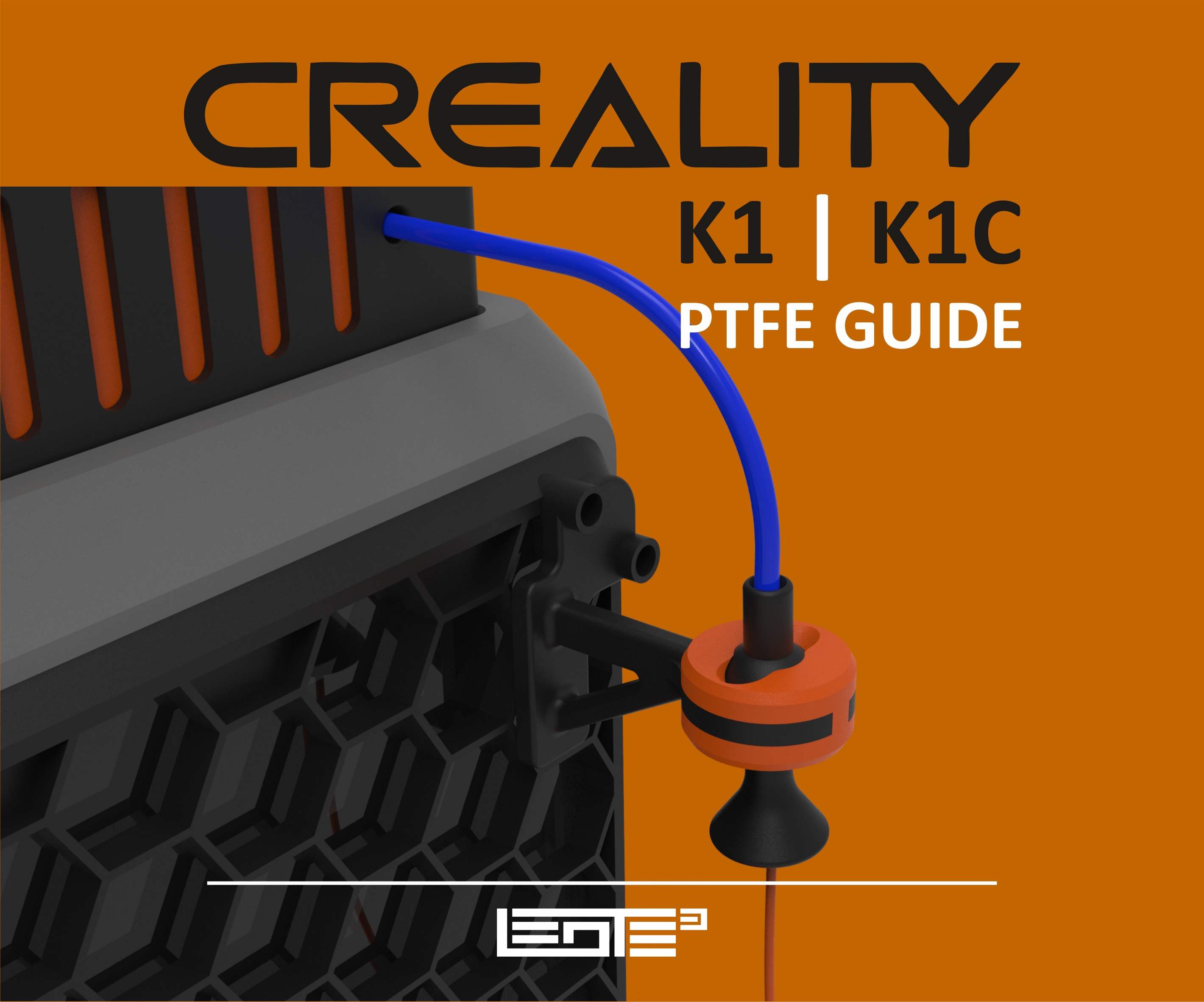 CREALITY K1 | K1C PTFE TUBE GUIDE por LEOTE3 | Descargar modelo STL ...