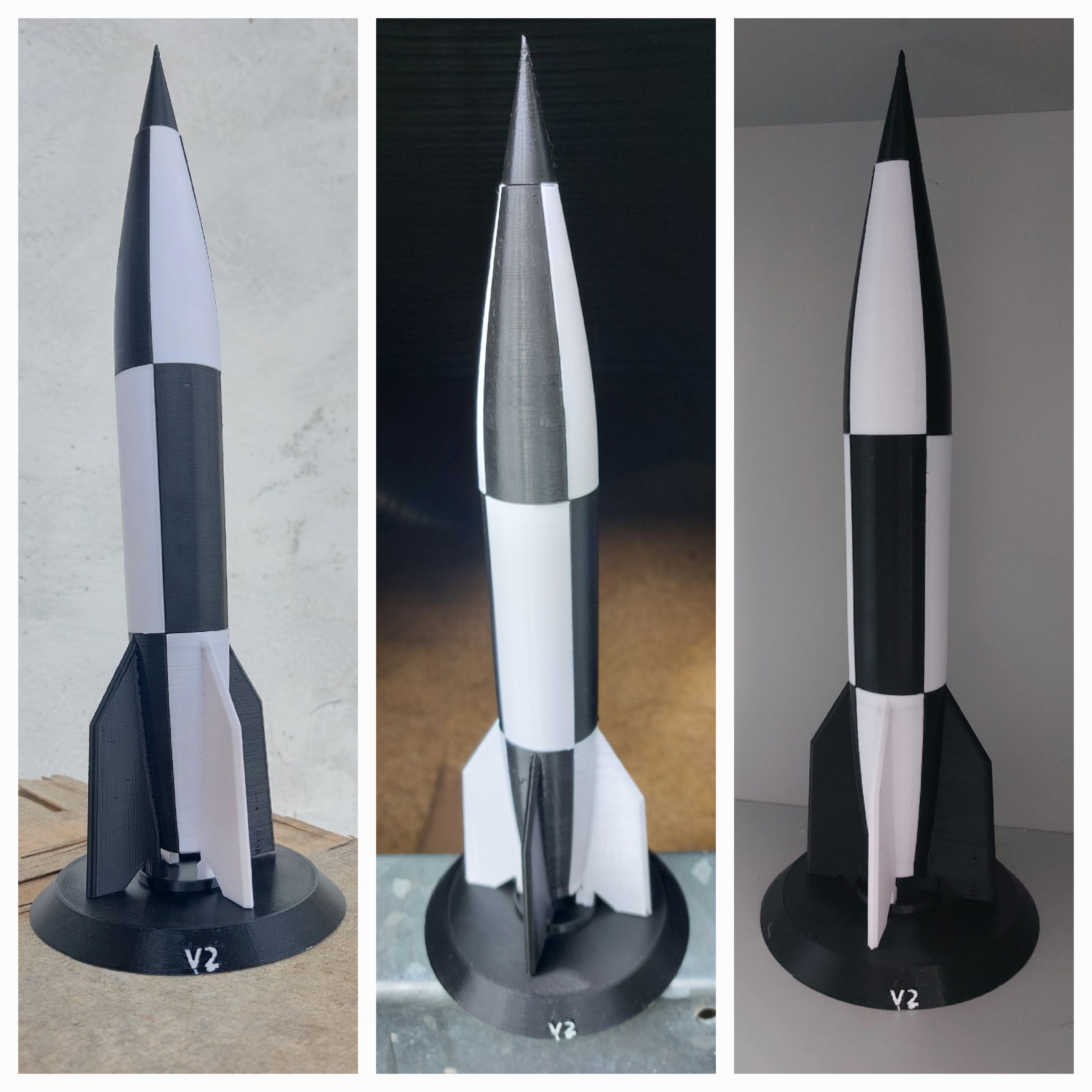 V2 Vergeltungswaffe 2 rocket by dark_phoenix | Download free STL model ...