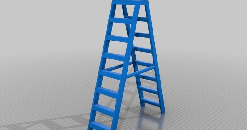 WWE ladder by John1102 | Download free STL model | Printables.com
