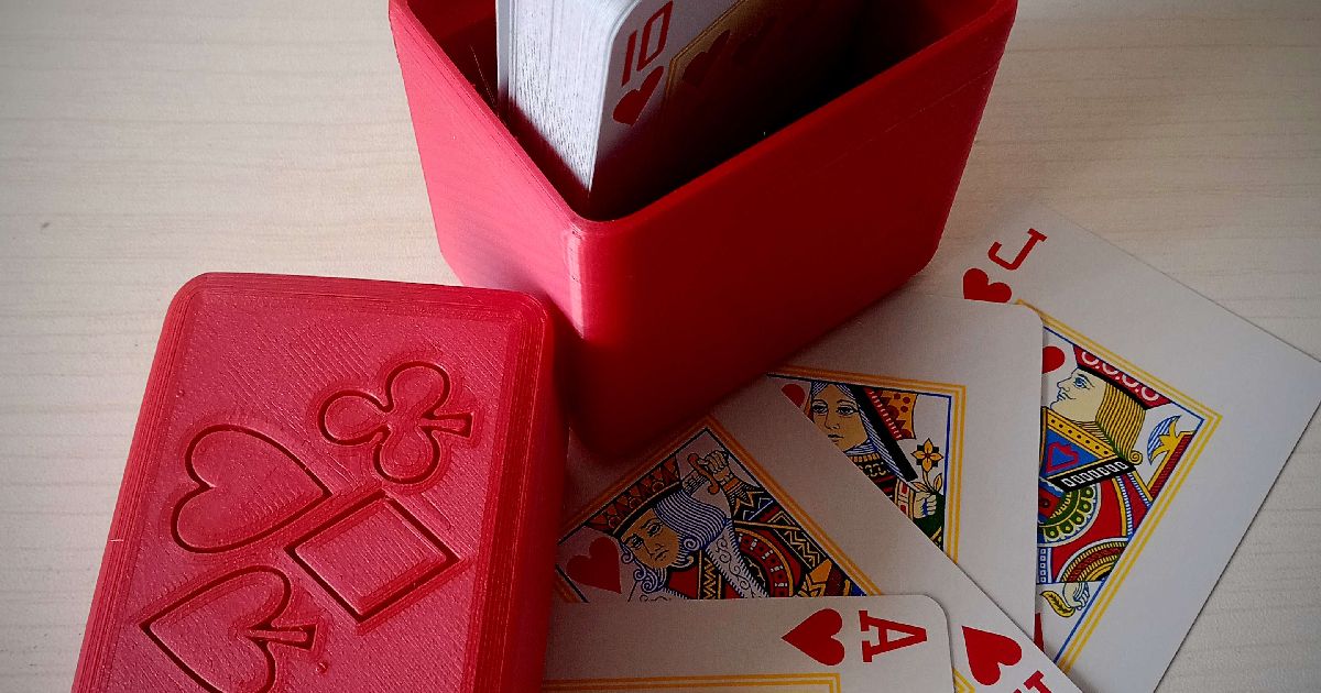Playing cards box by FellipeC | Download free STL model | Printables.com