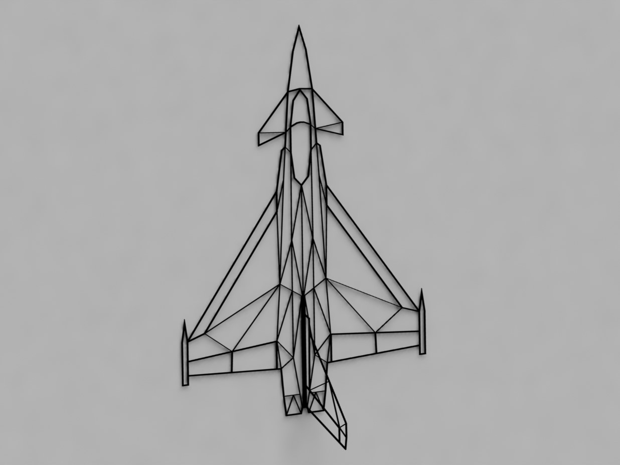 Eurofighter 3D Wall Art by GEAR HEAD | Download free STL model ...
