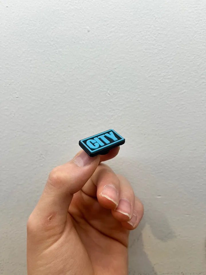 Man CITY Crocs JIBBITS Caption by Nimrod Ben Yossef | Download free STL ...