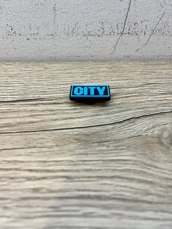 Man CITY Crocs JIBBITS Caption by Nimrod Ben Yossef | Download free STL ...