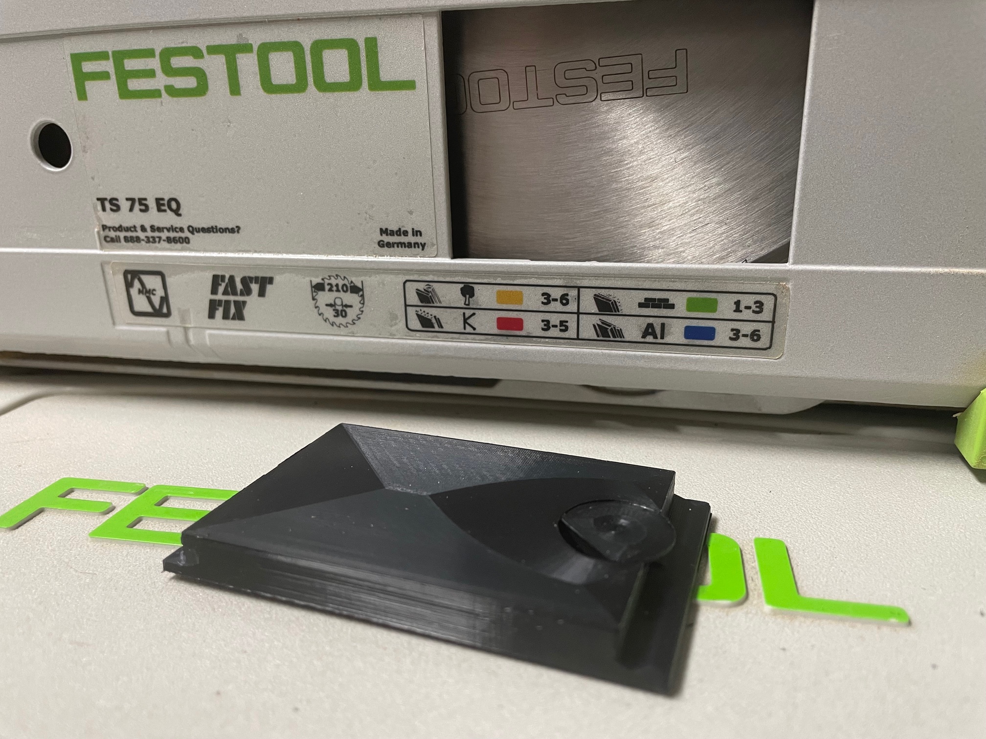 Festool TS75 arbor dust cover by thewoodwork.ca | Download free STL ...