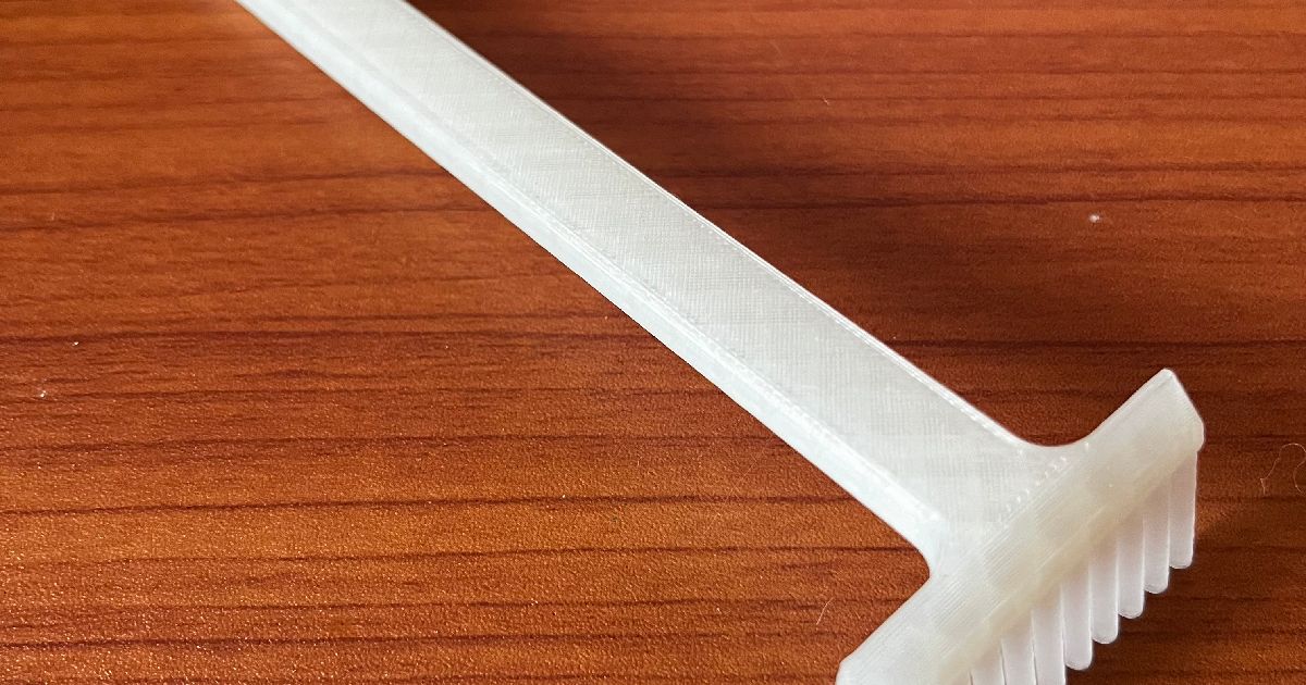 Tiny garden rake by grow2live | Download free STL model | Printables.com