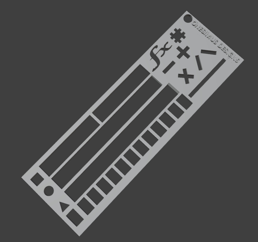 Data Science Stencil Card by Onesimus Designs | Download free STL model ...