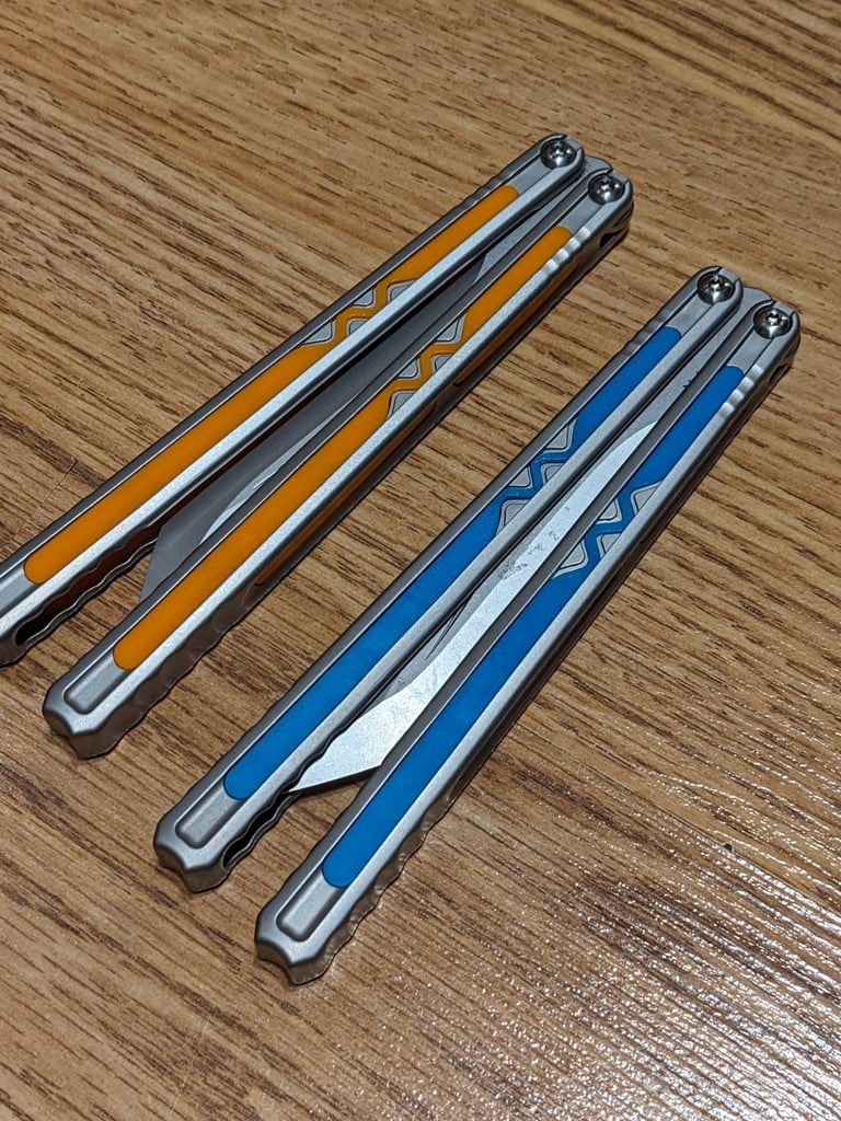 Nabalis Canyon Balisong Inserts by Xylite on Thingiverse by Manager ...