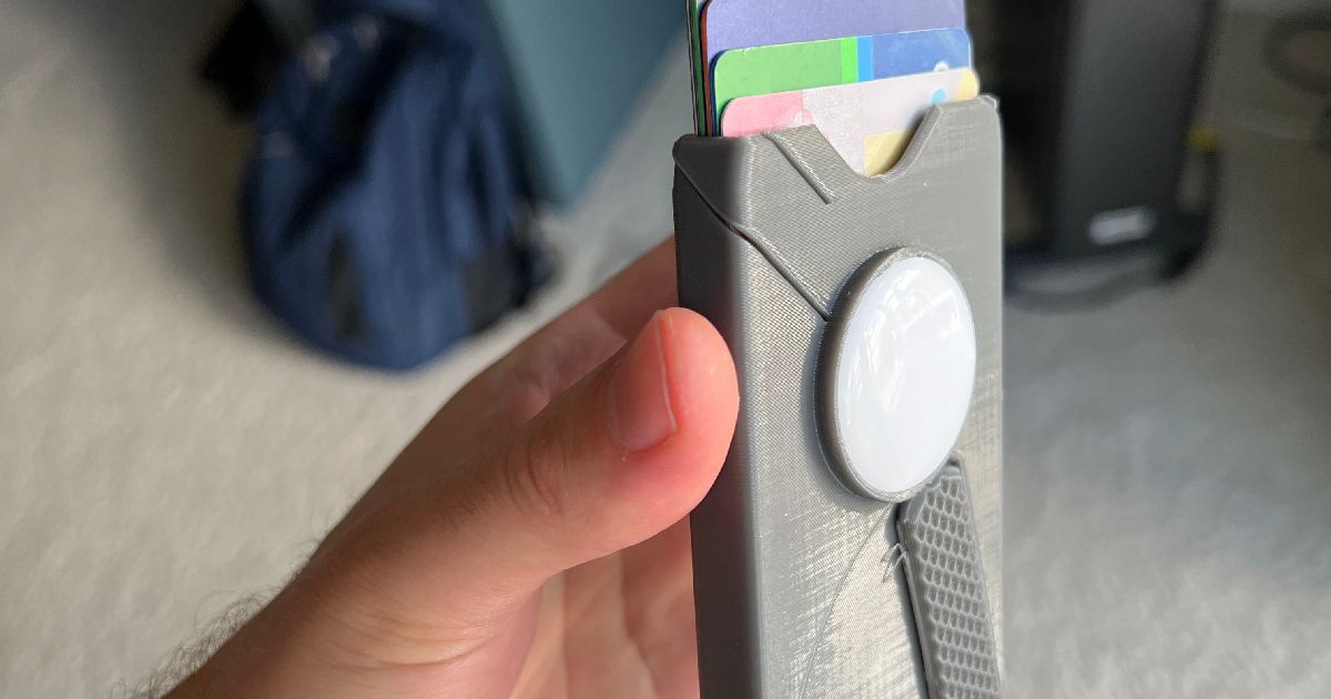 Wallet V3 with AirTag and Money Clip by RealFakeDoors99 | Download free ...