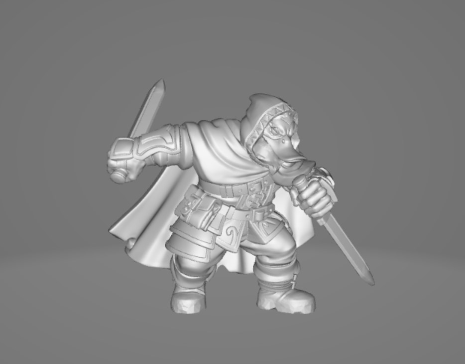 Duckfolk Rogue by Julian Moser | Download free STL model | Printables.com