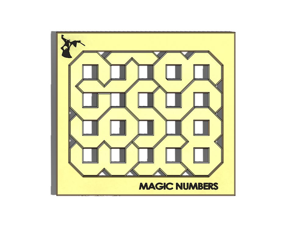 Puzzle - Magic Numbers by MarcinPaska | Download free STL model ...