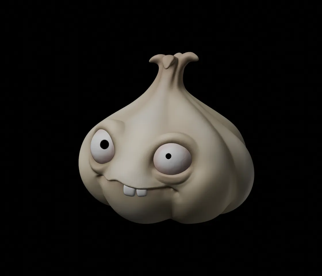 Garlic - Plants VS Zombies by ArtByLori | Download free STL model ...