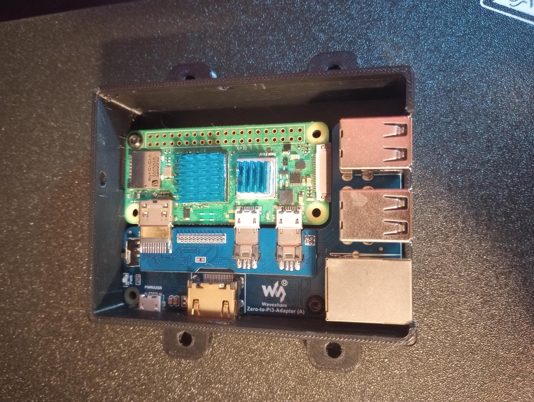 Raspberry pi zero to waveshare pi 3 adapter Case by Aristante74 ...