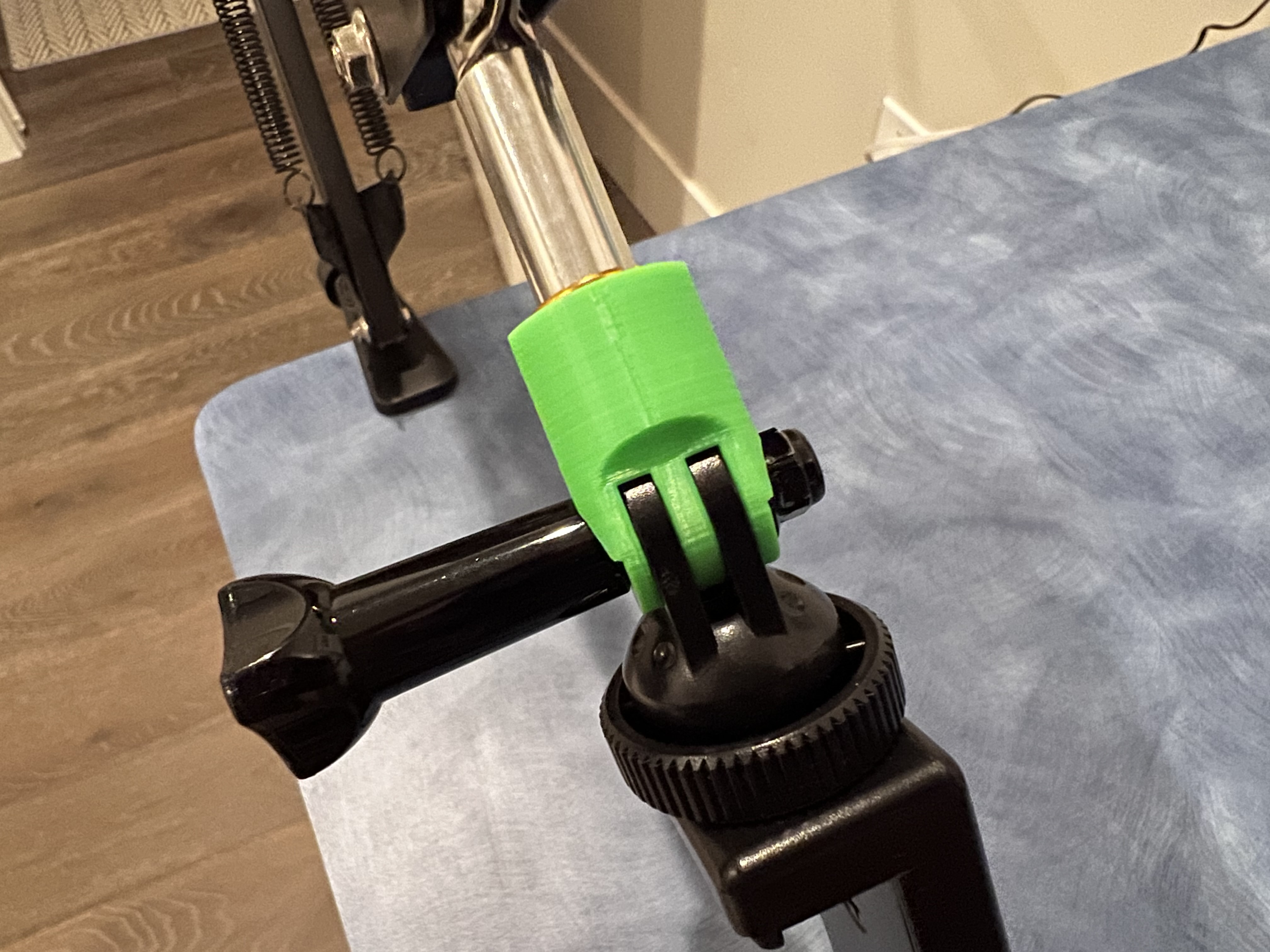 Microphone arm/stand adapter to gopro or phone by KcFPV | Download free ...