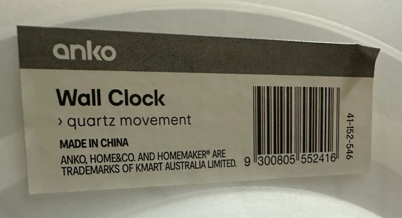 Kmart Anko Wall Clock Stand by alannah | Download free STL model ...