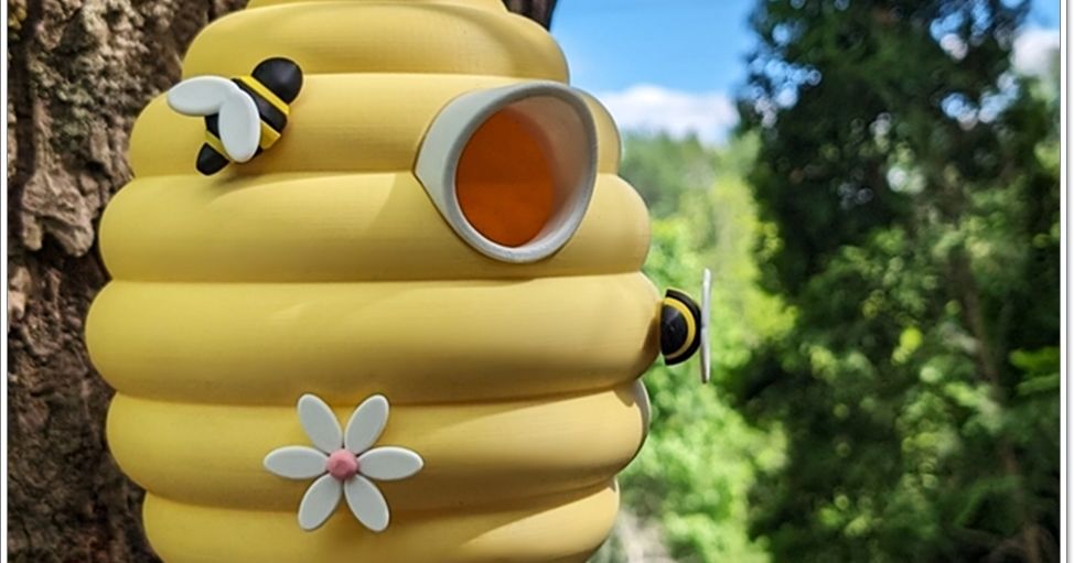 BEEHIVE BIRDHOUSE by PA1_MAKER | Printables Store