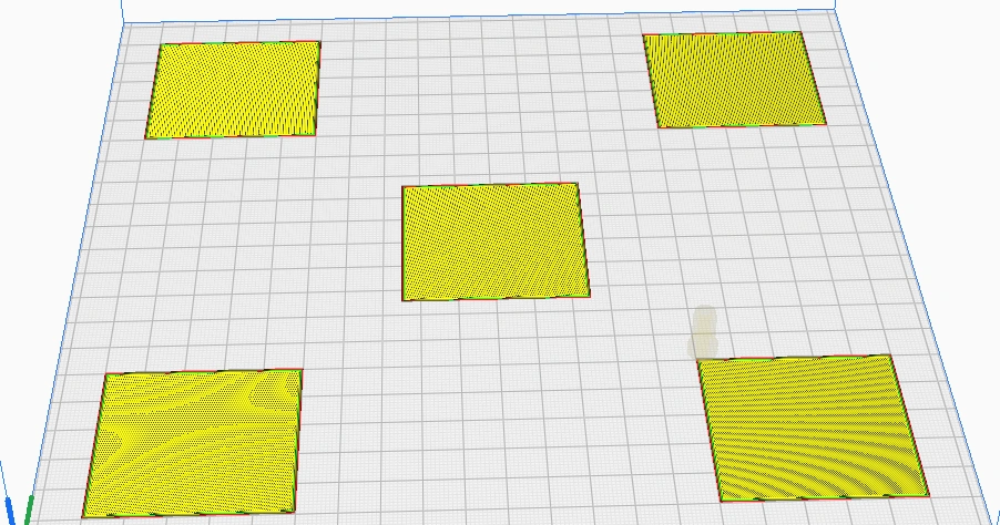 first layer test 200 x 200 5 points by M7MD5115 | Download free STL ...