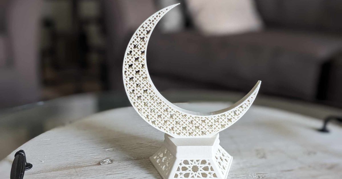 Ramadan Crescent Hilal by TAA Design | Download free STL model ...