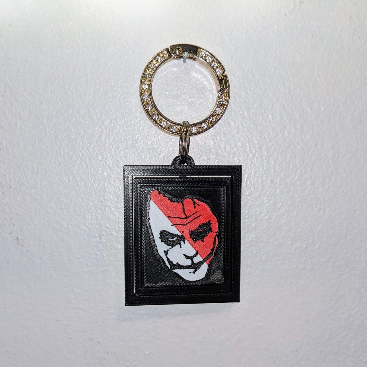 Joker (Ledger) Spinning Keychain by TAA Design | Download free STL ...