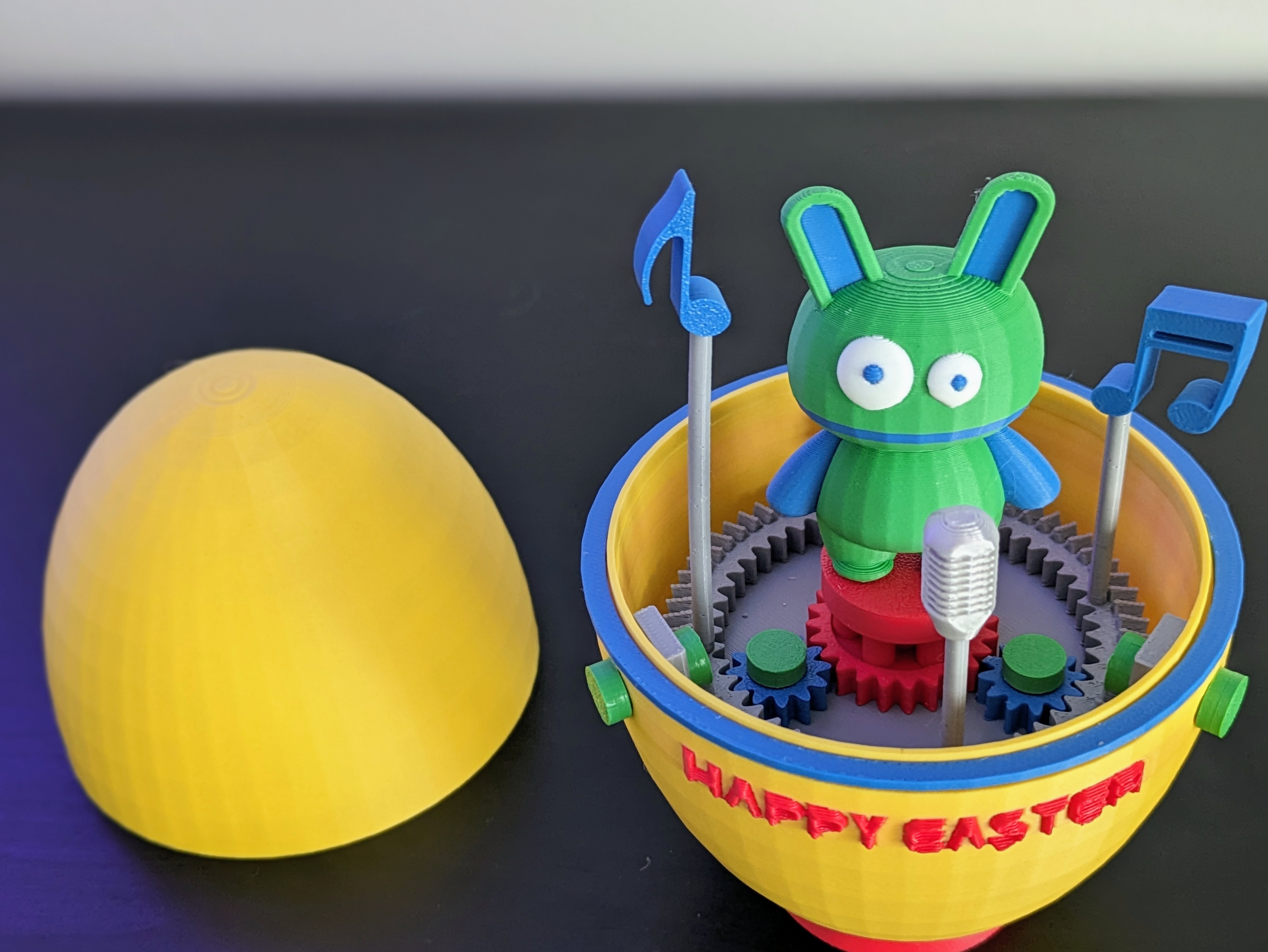 Surprise Bunny Easter Egg Mechanical Toy by TAA Design | Download free ...