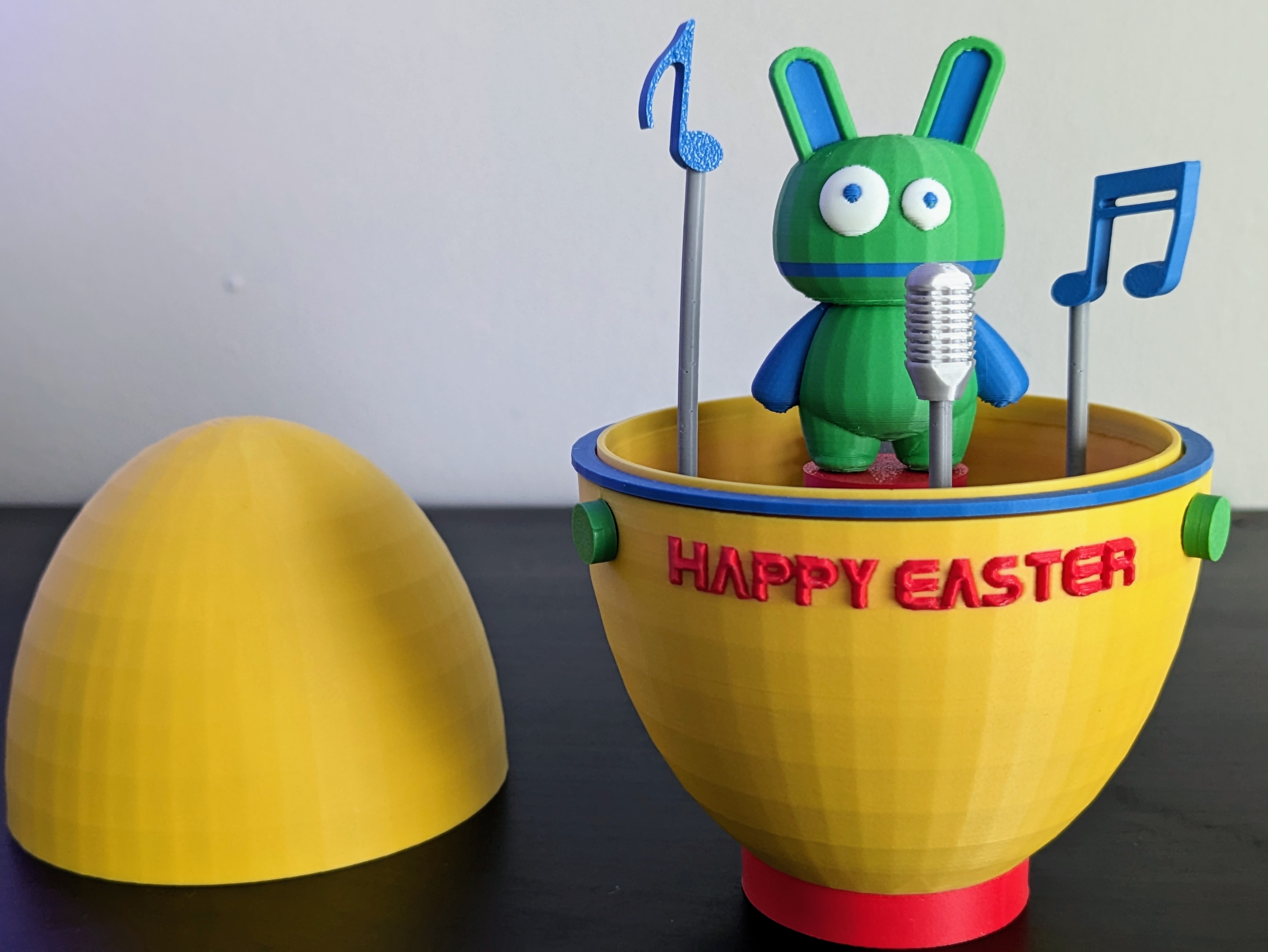 Surprise Bunny Easter Egg Mechanical Toy by TAA Design | Download free ...