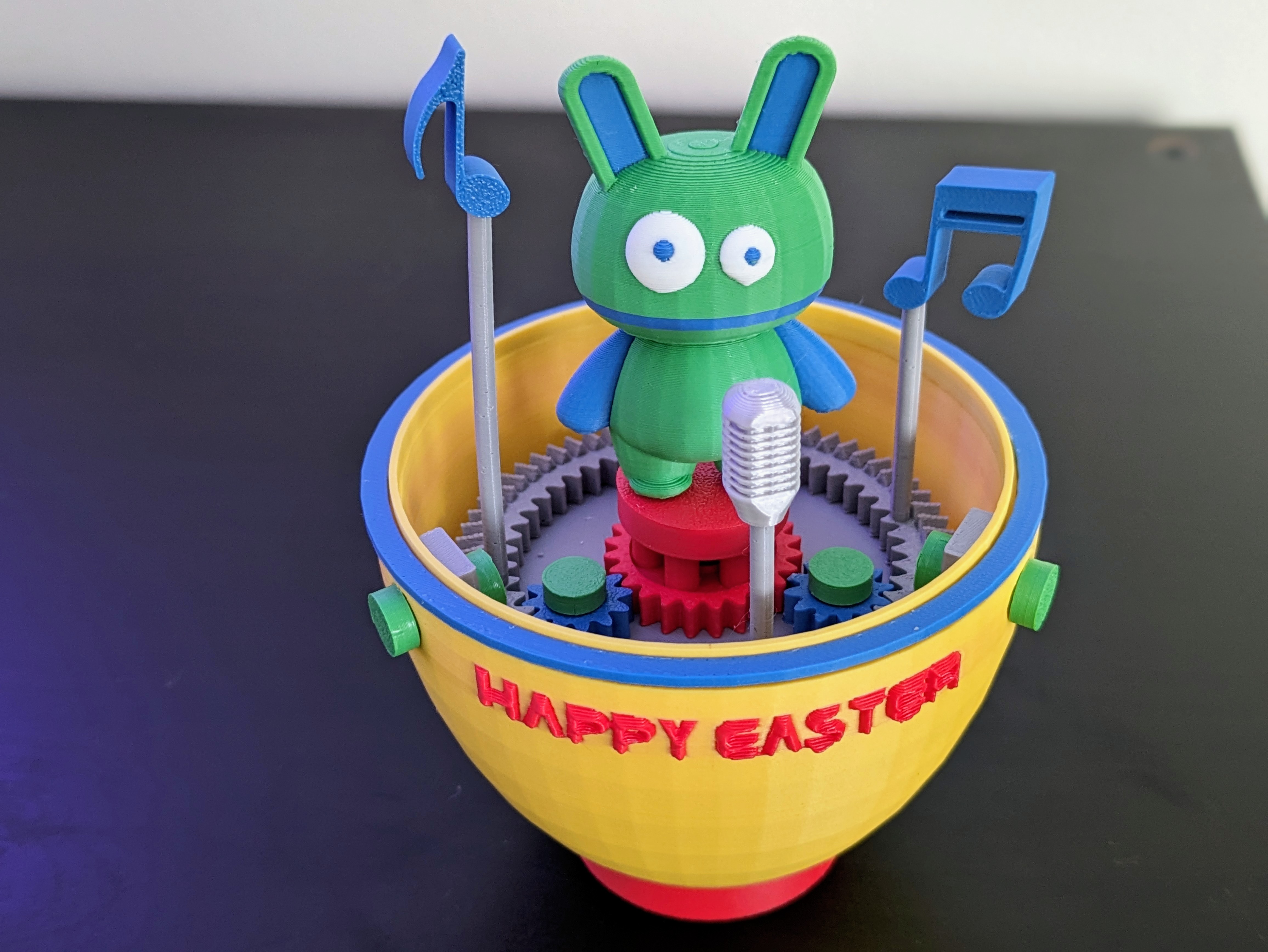 Surprise Bunny Easter Egg Mechanical Toy by TAA Design | Download free ...