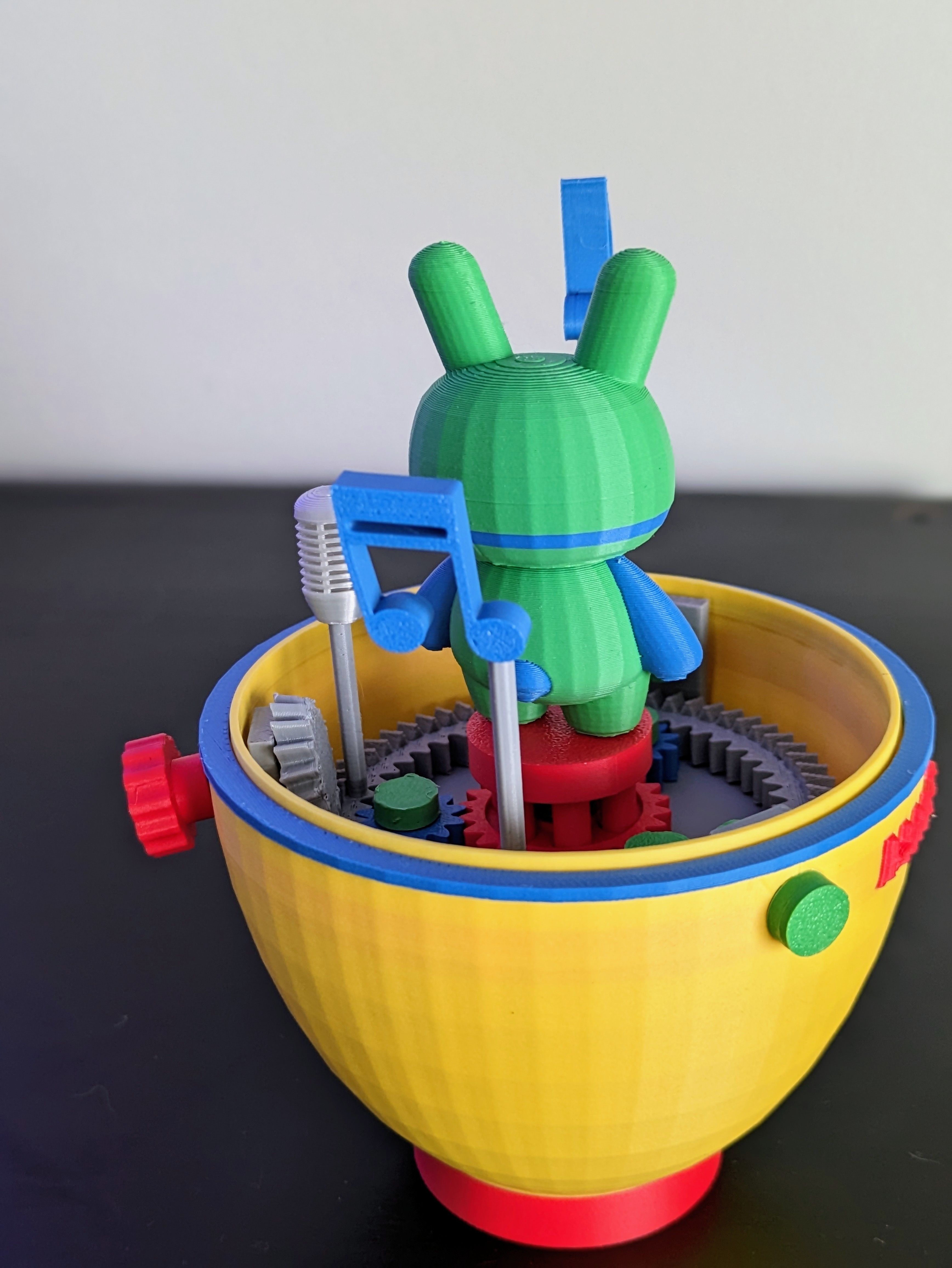 Surprise Bunny Easter Egg Mechanical Toy by TAA Design | Download free ...