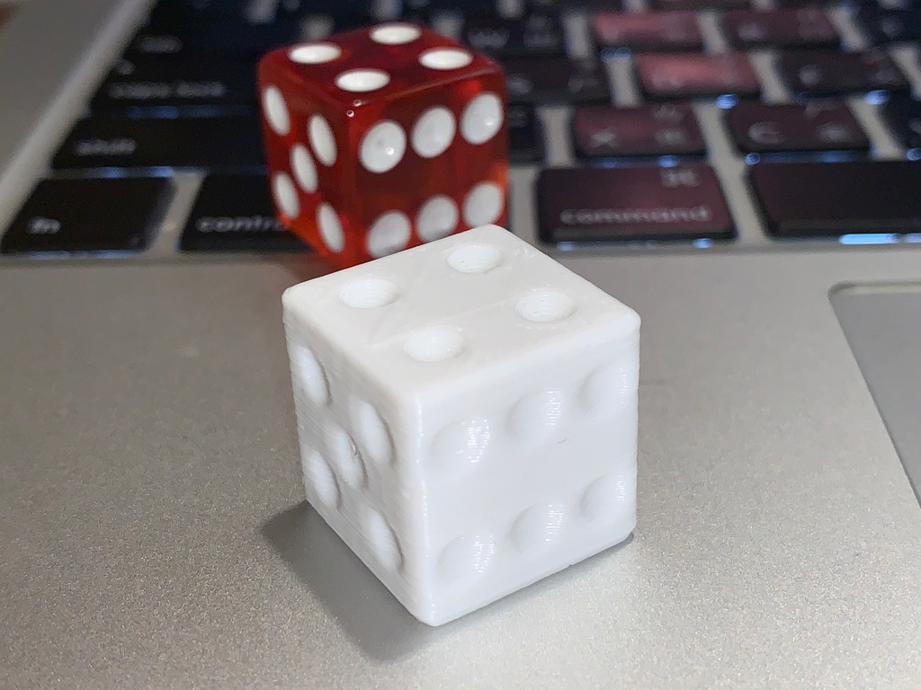 Standard Dice with a Box by steve5092 | Download free STL model ...