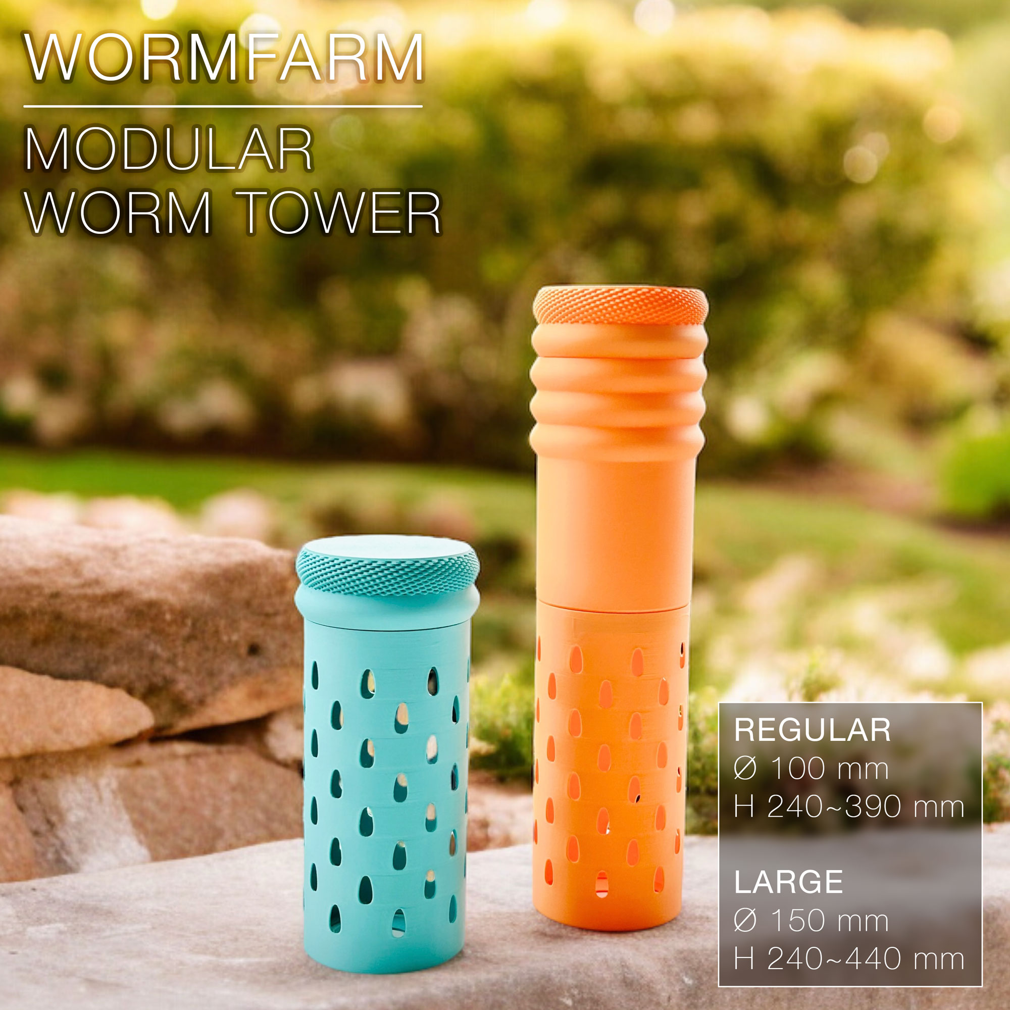WORMFARM | Modular Composting Worm Tower by Charles Regaud | Printables ...
