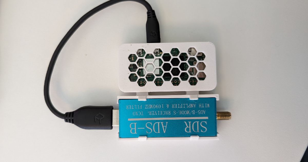 Compact ADS-B receiver case for Raspberry Pi Zero 2 W by darken ...