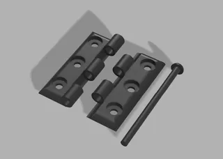Hinge print-in-place 3 mm holes by Elias Ozol | Download free STL model ...