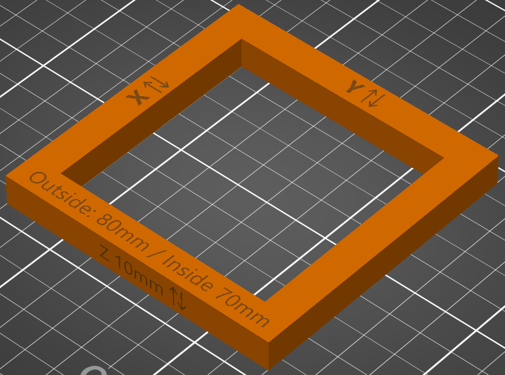 Calibration Frame by Zachste | Download free STL model | Printables.com