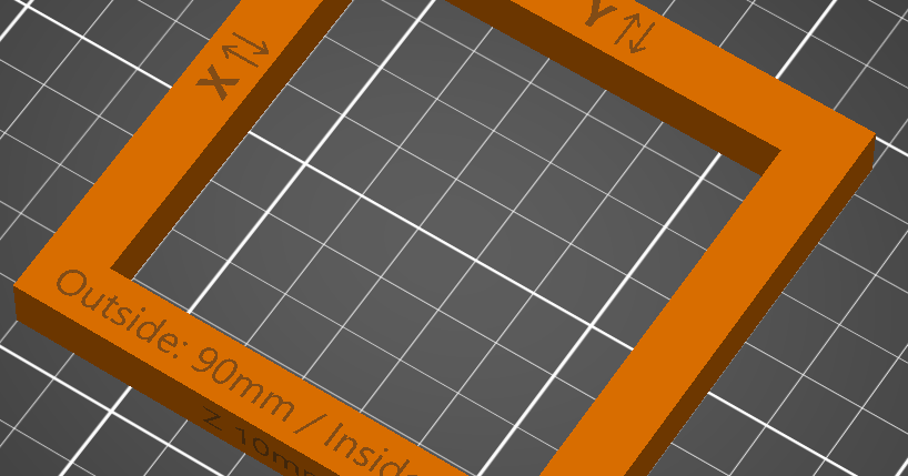 Calibration Frame by Zachste | Download free STL model | Printables.com