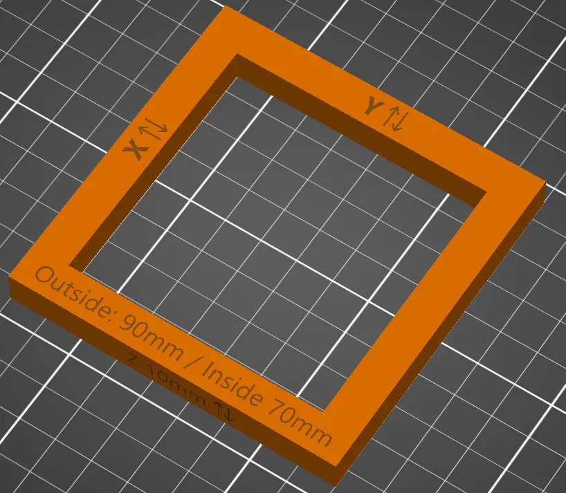 Calibration Frame by Zachste | Download free STL model | Printables.com