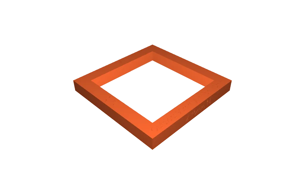 Calibration Frame by Zachste | Download free STL model | Printables.com