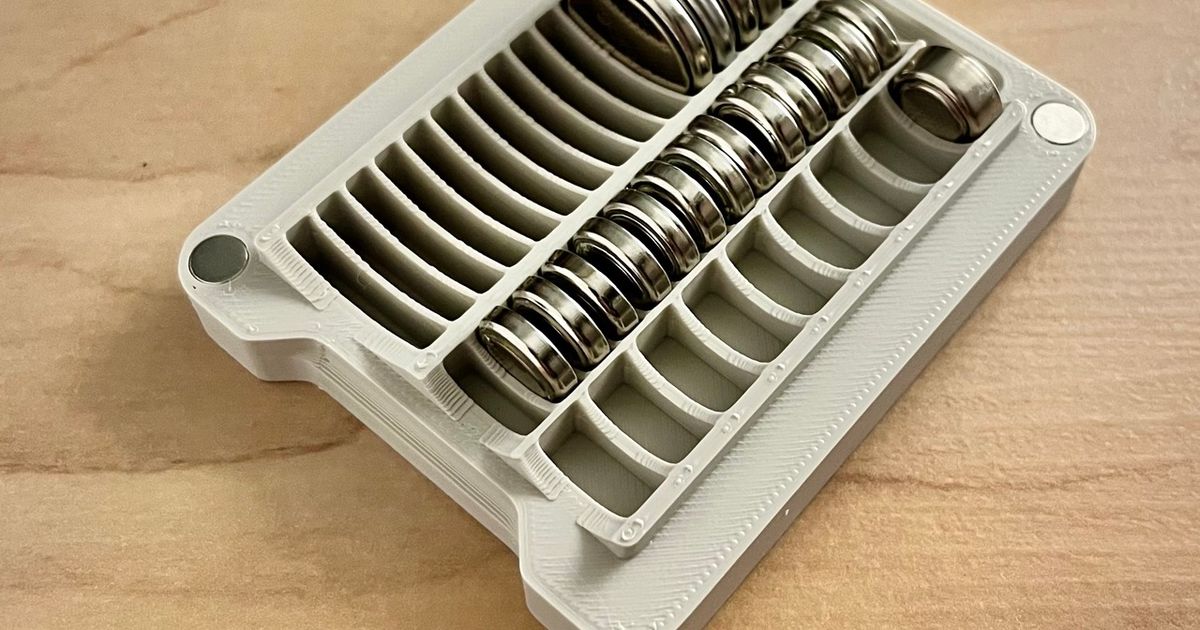 Coin Cell Box by Akio | Download free STL model | Printables.com