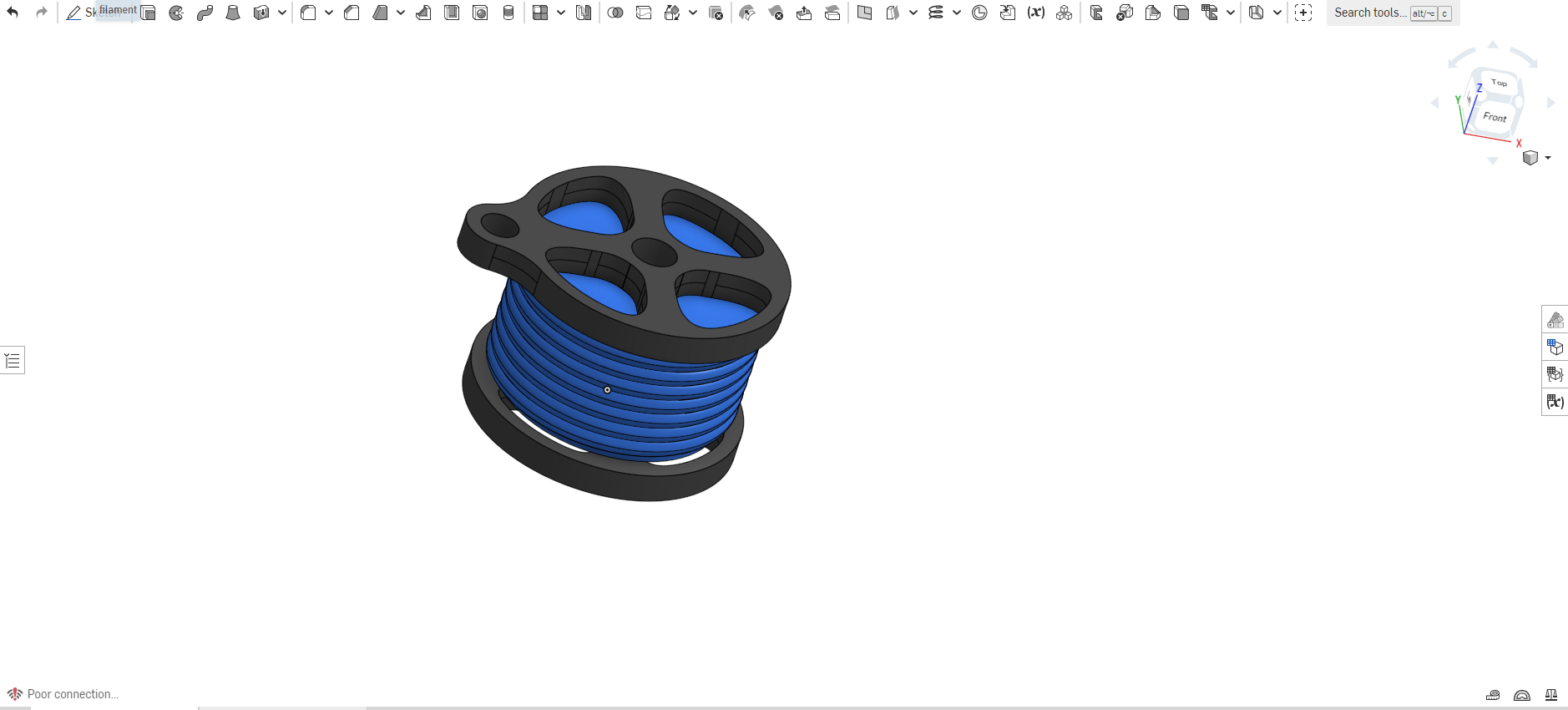 Filament Key Ring by marcus | Download free STL model | Printables.com